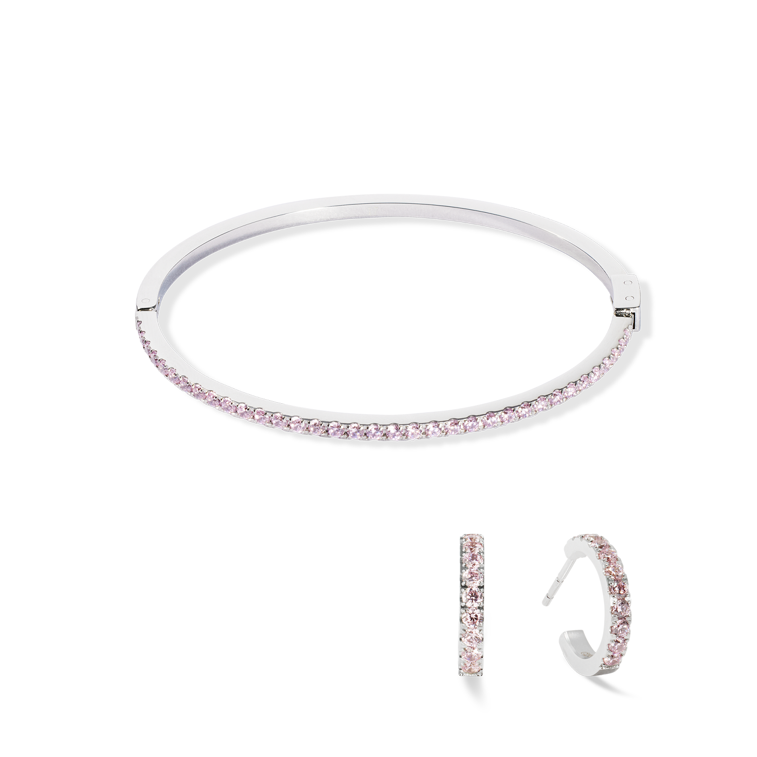 Eternal Love bangle silver-rose – COEUR DE LION (Europe)